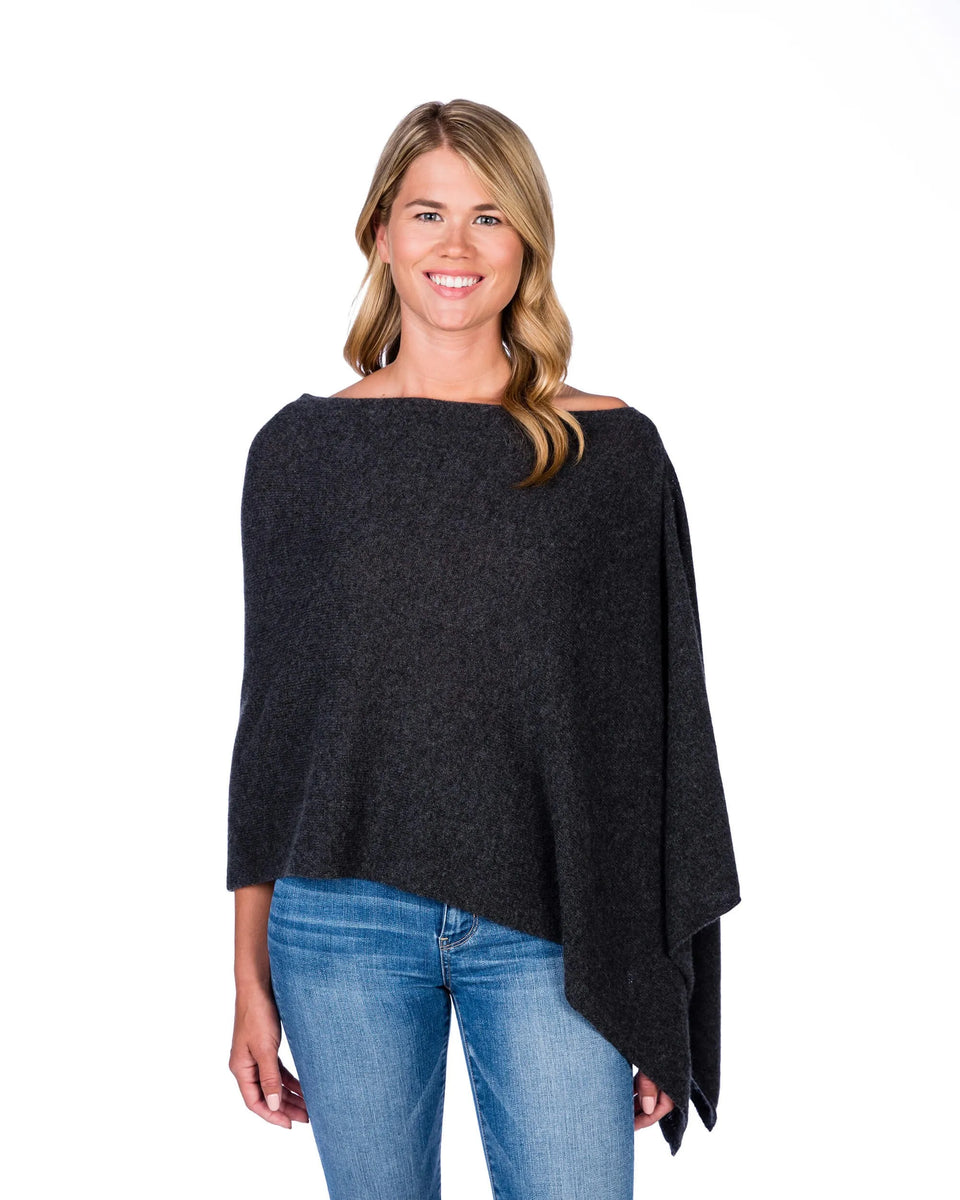 Cashmere Poncho – habit footwear + accessories