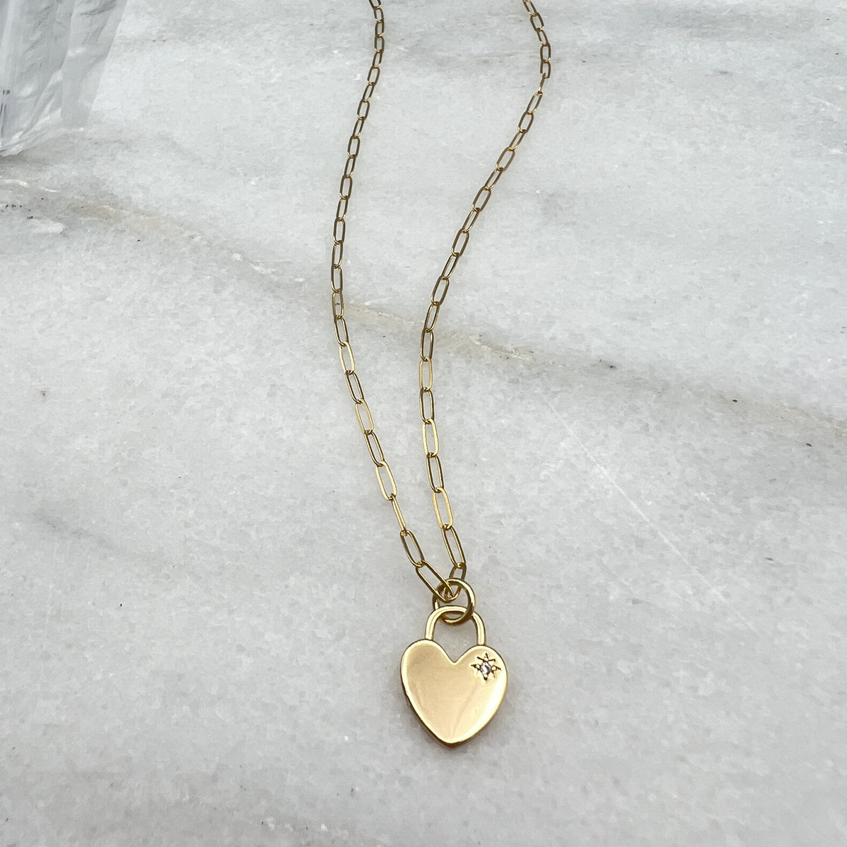Ava Heart Locket Necklace – habit footwear + accessories